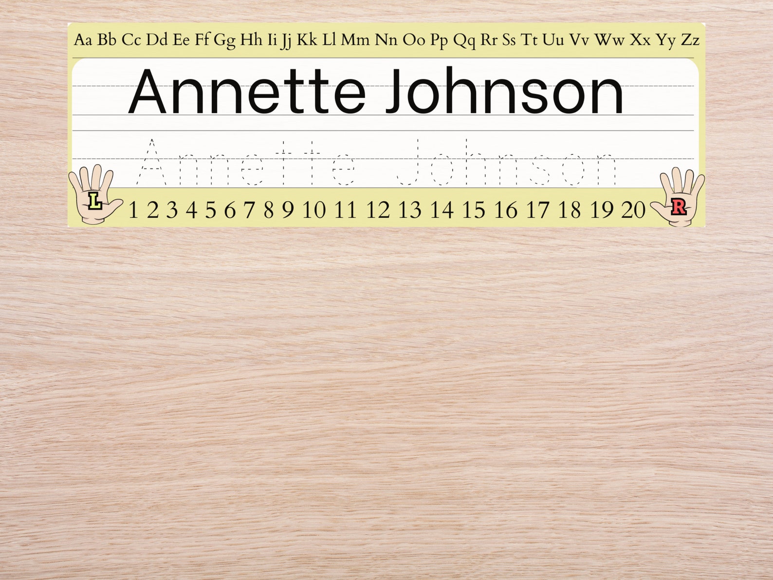 Student Desk Plates Template Editable Student Name Cards Student Desk ...