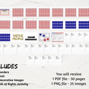 Constitution Bulletin Board Idea | Printable Bill of Rights Bulletin ...