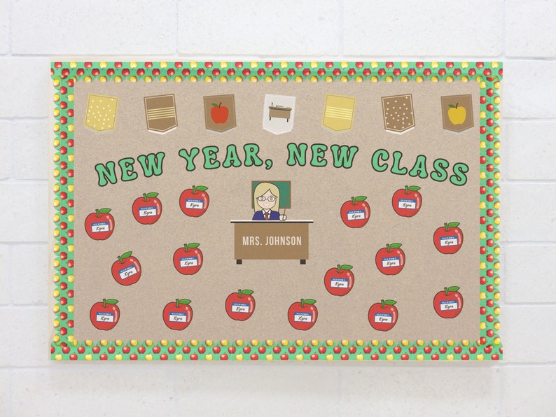 New Year New Class Bulletin Board Back to School Bulletin Board Idea ...