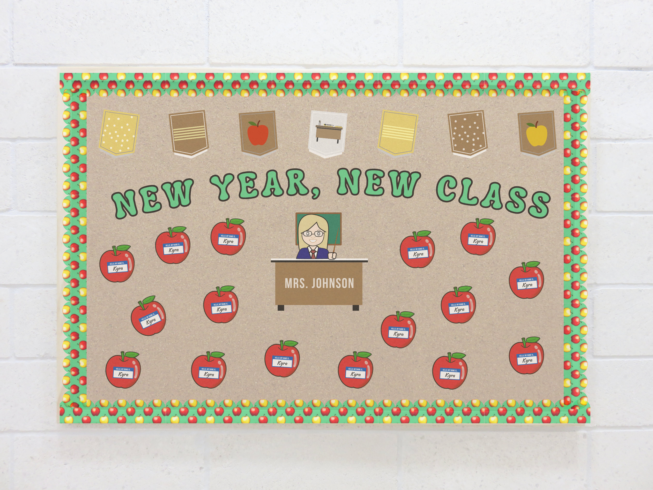 New Year New Class Bulletin Board Back to School Bulletin Board Idea ...