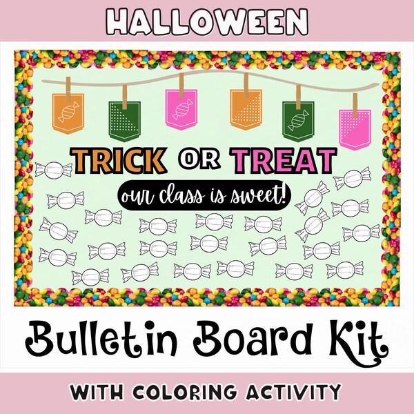 Coloring Bulletin Board - Etsy