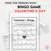 Valentine's Games | Printable Valentine's Bingo | Valentine's Day ...