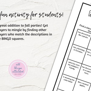 Halloween Games | Halloween Bingo | Find the Guest Who | Printable Find ...