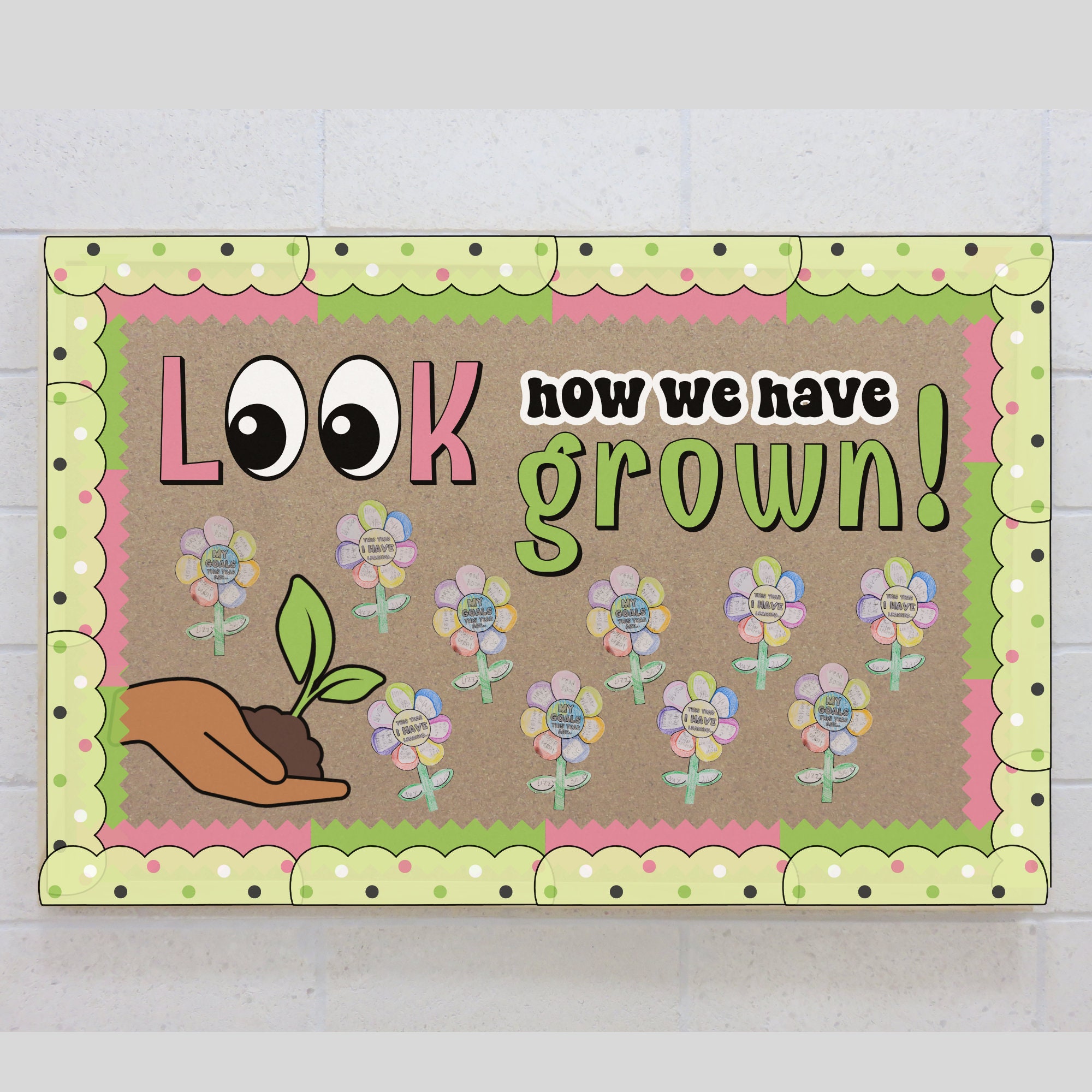 End of the Year Bulletin Board Kit | Look How We Have Grown Bulletin ...