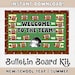 Back to School Bulletin Board | Printable S'mores New Bulletin Board ...