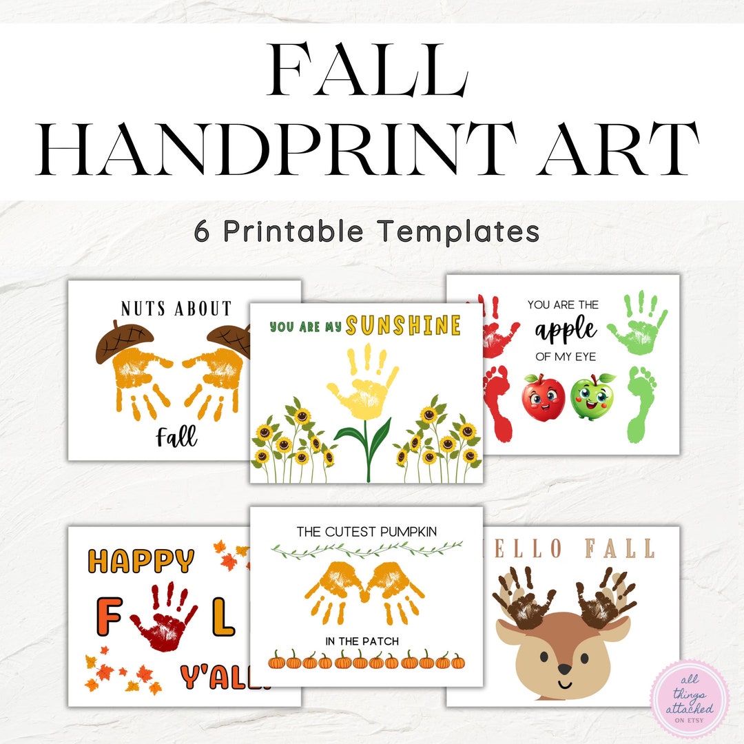 Fall Handprint Keepsaken Art | Fall Craft Activities | Fall Greeting ...