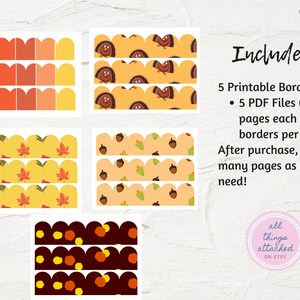 Fall Bulletin Board | Printable Fall Bulletin Borders | Thanksgiving ...