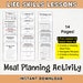 Printable Life Skills Lesson | Kids Meal Planning Activity | NO PREP ...