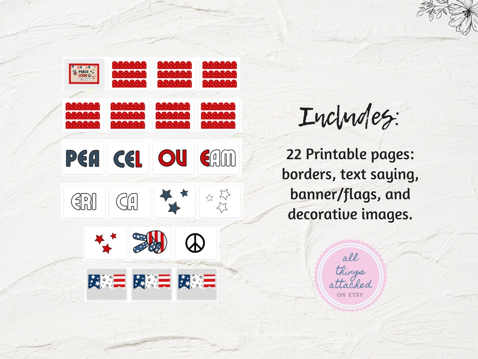 Patriotic Themed Bulletin Board | Printable America Bulletin Board Kit ...