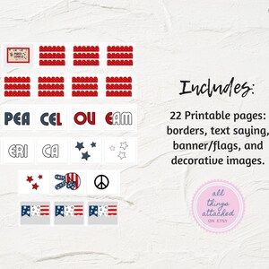 Patriotic Themed Bulletin Board | Printable America Bulletin Board Kit ...