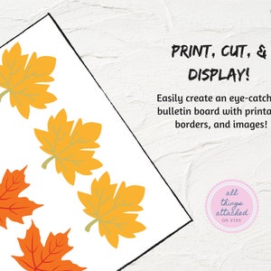 Fall Themed Bulletin Board Set | Printable Back to School Board Kit ...