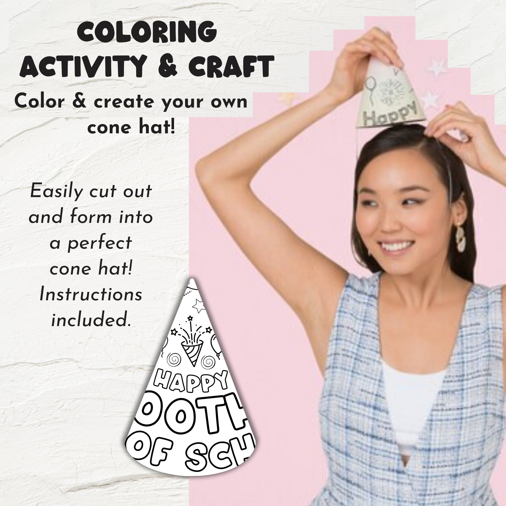 Printable 100th Day of School Activity | 100th Day of School Hat Craft ...