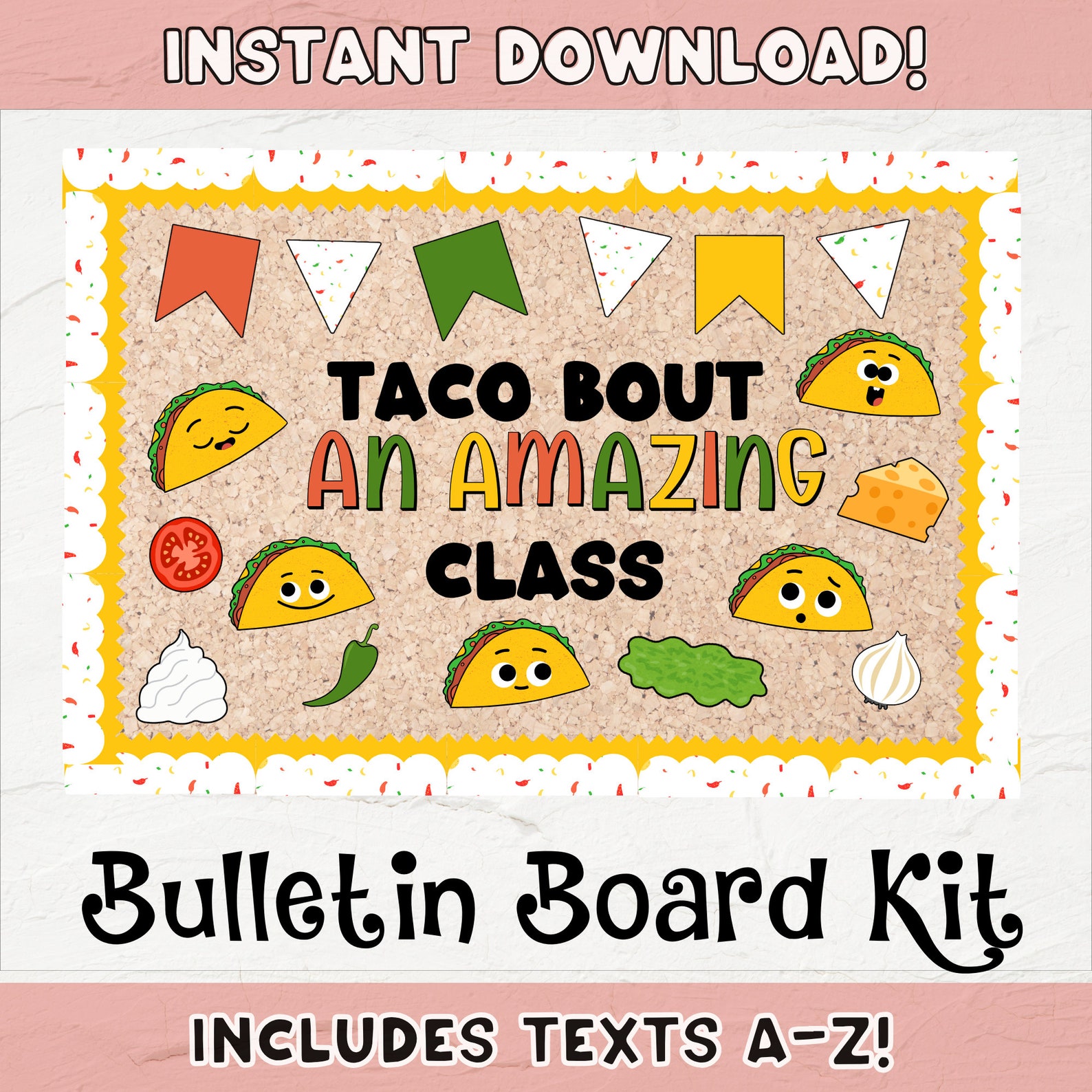 Taco Bout an Amazing Group Bulletin Board Idea | Taco Themed Bulletin ...