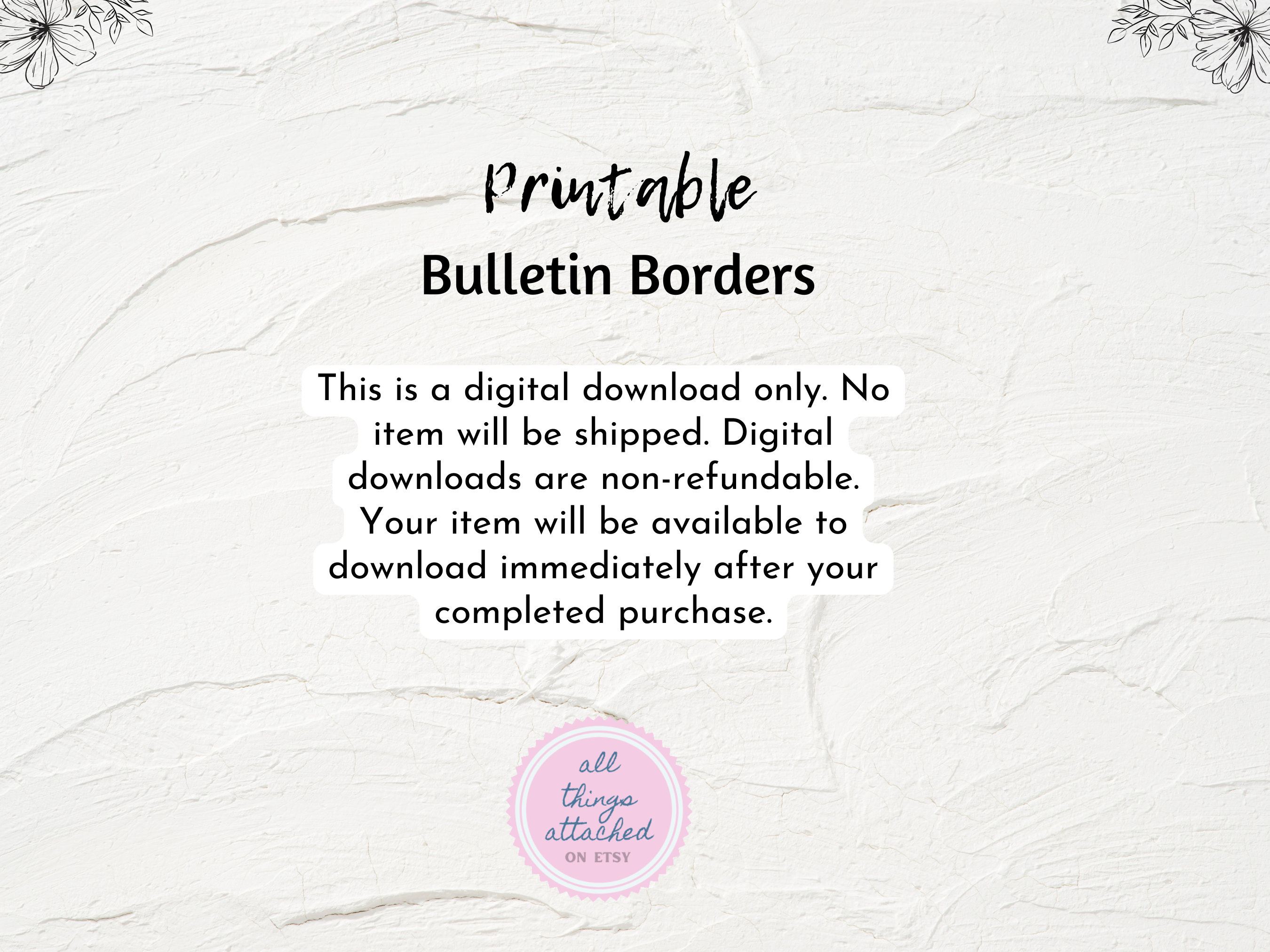 Bulletin Board Borders | Plain Colors | Printable Bulletin Board Trim ...
