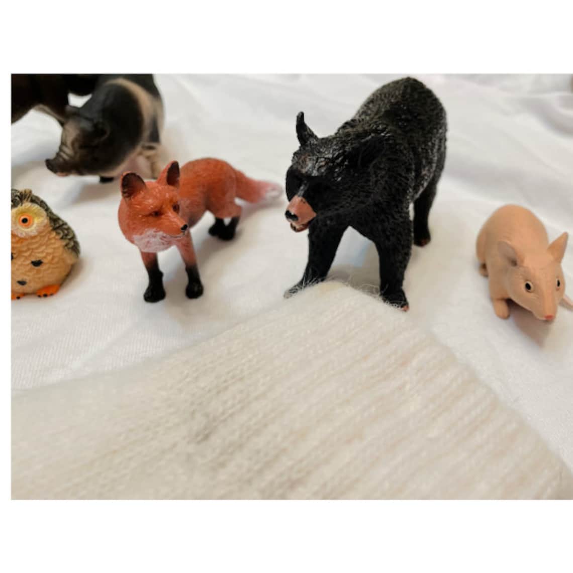 The Mitten Story Telling Box With Animals From Brett and - Etsy