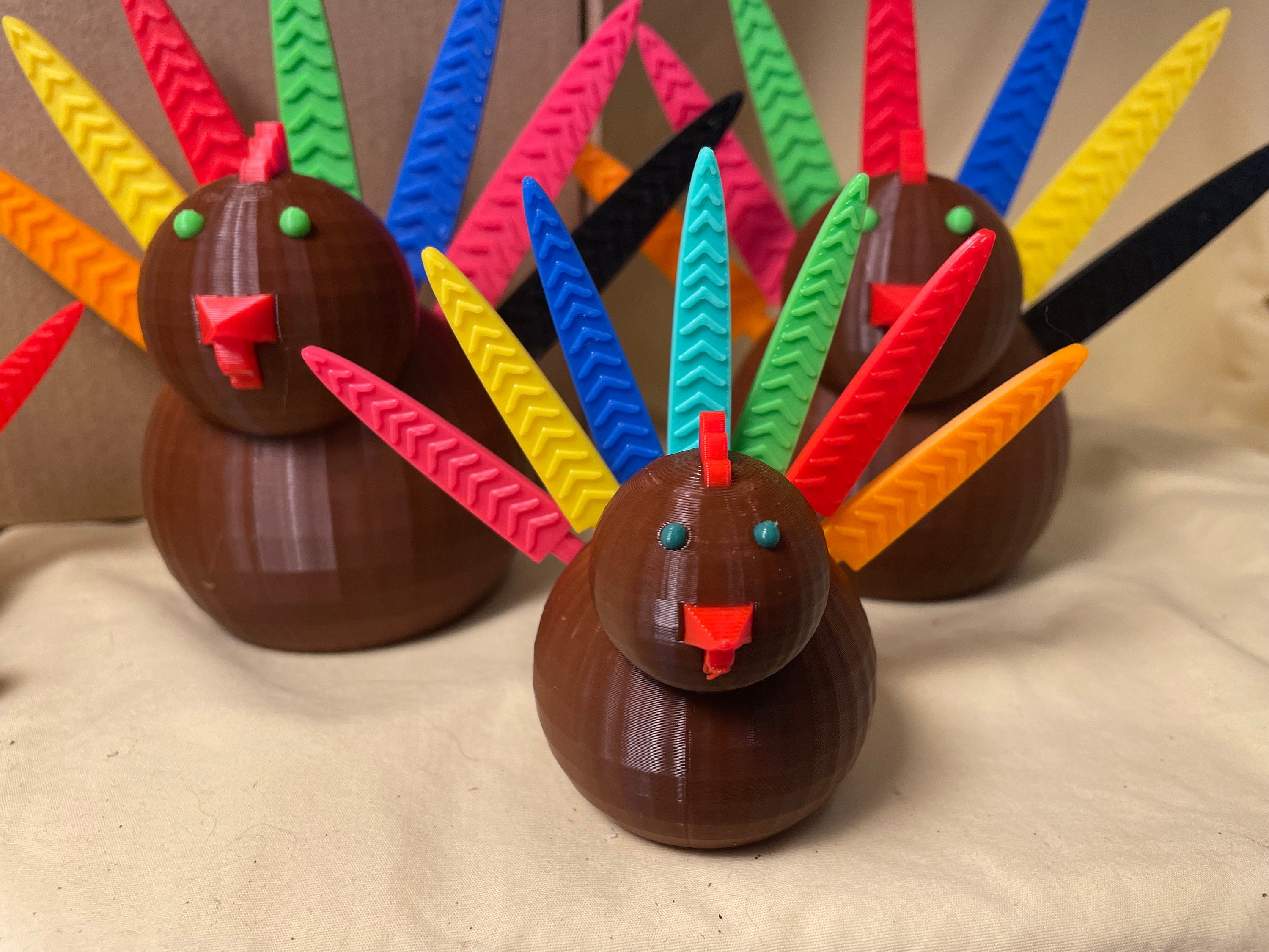 Terrific Turkeys Roll a Feather Game - Etsy