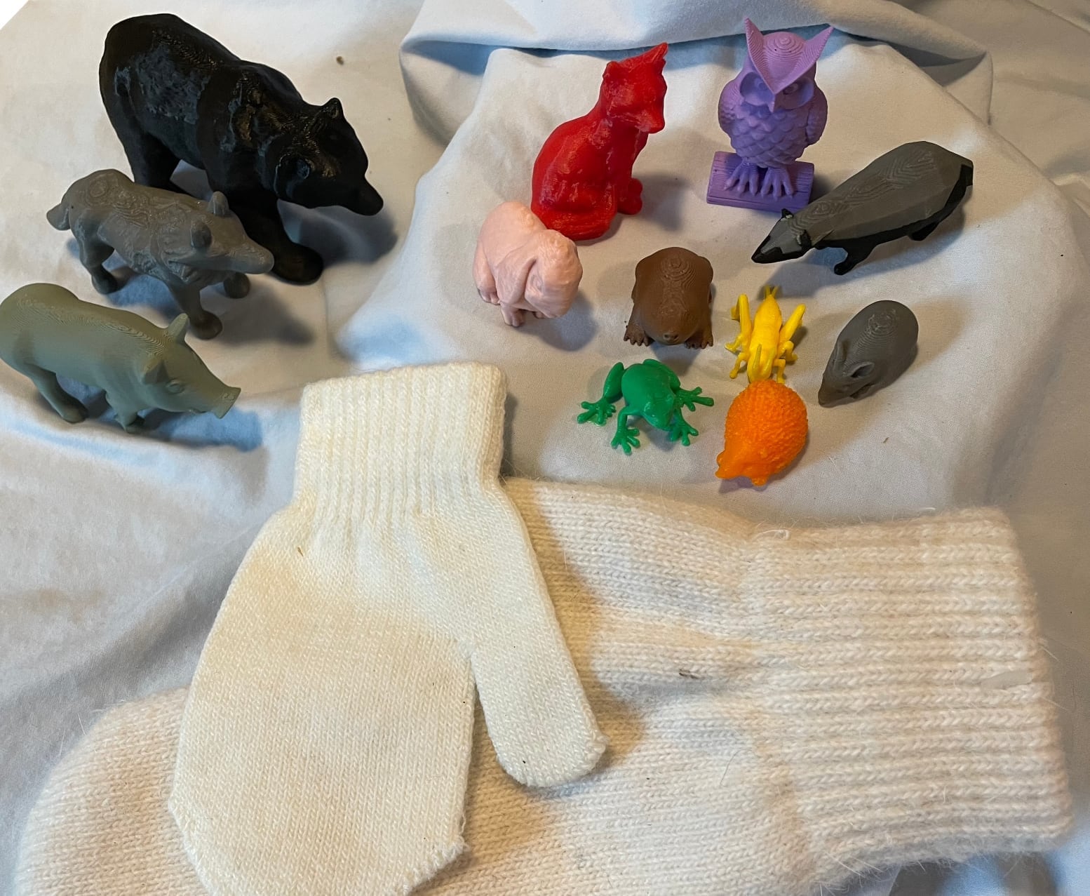 The Mitten Story Telling Box With Animals From Brett and Tresselt ...