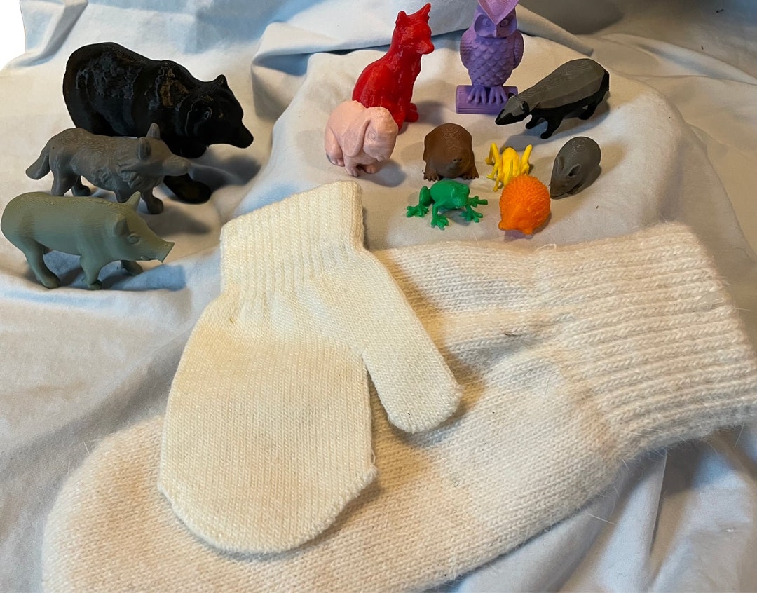 The Mitten Story Telling Box With Animals From Brett and Tresselt ...