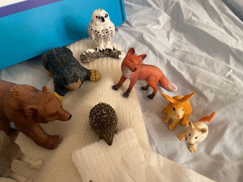 The Mitten Story Telling Box With Animals From Brett and Tresselt ...