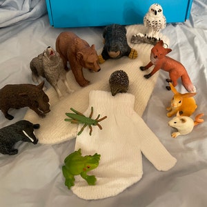 The Mitten Story Telling Box With Animals From Brett and Tresselt ...