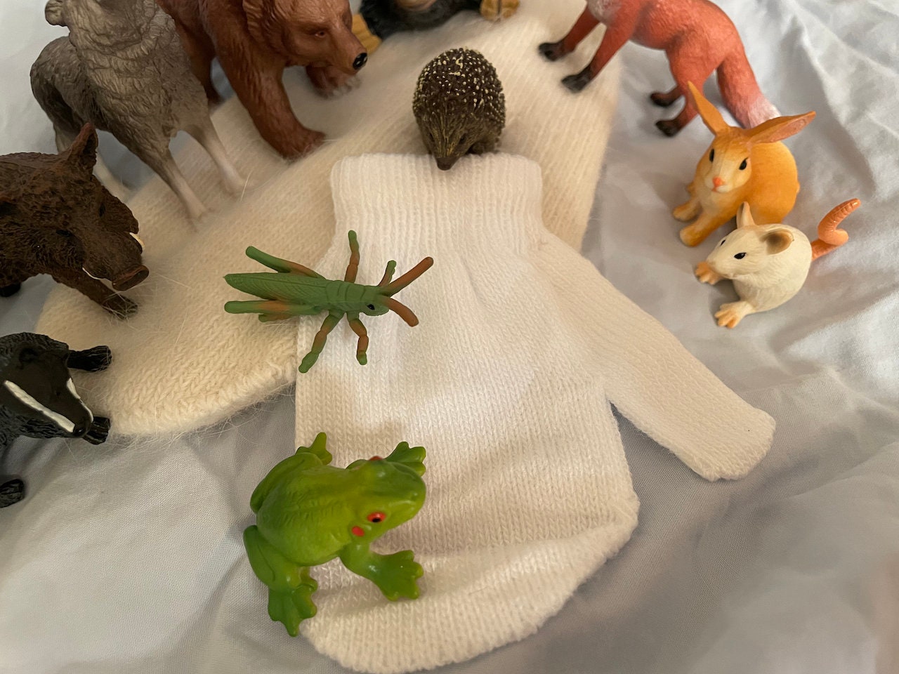 The Mitten Story Telling Box With Animals From Brett and Tresselt ...