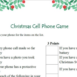 Christmas Party Printable Games Adult Teen Includes Solutions - Etsy