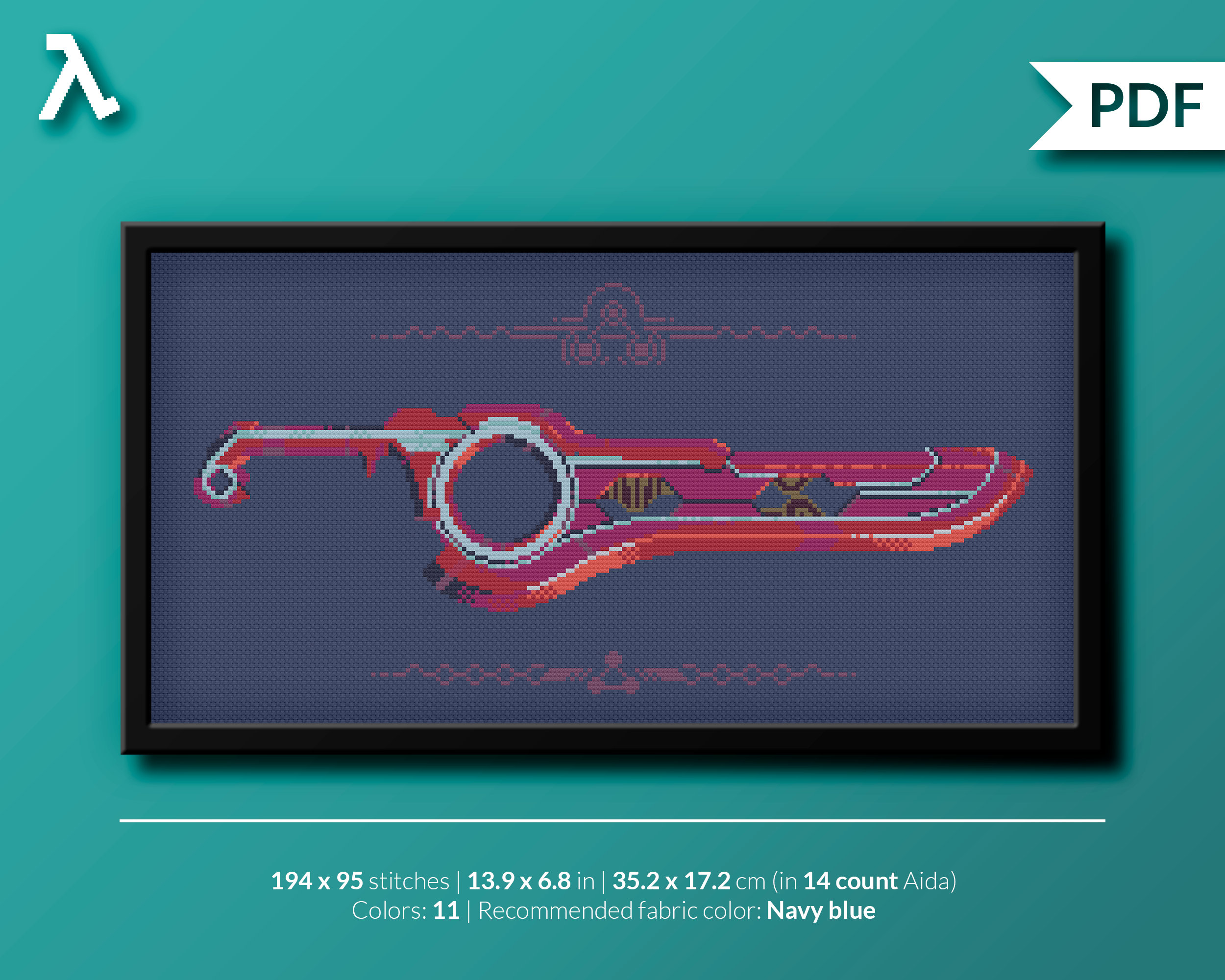 Xenoblade Chronicles - Monado - Videogame - Cross Stitch Pattern ...