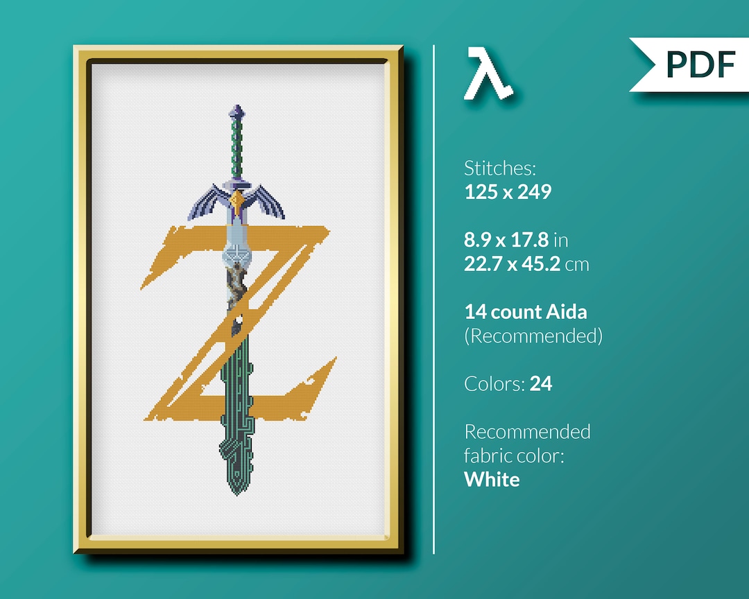 The Legend of Zelda - Tears of the Kingdom - Master Sword - Cross ...