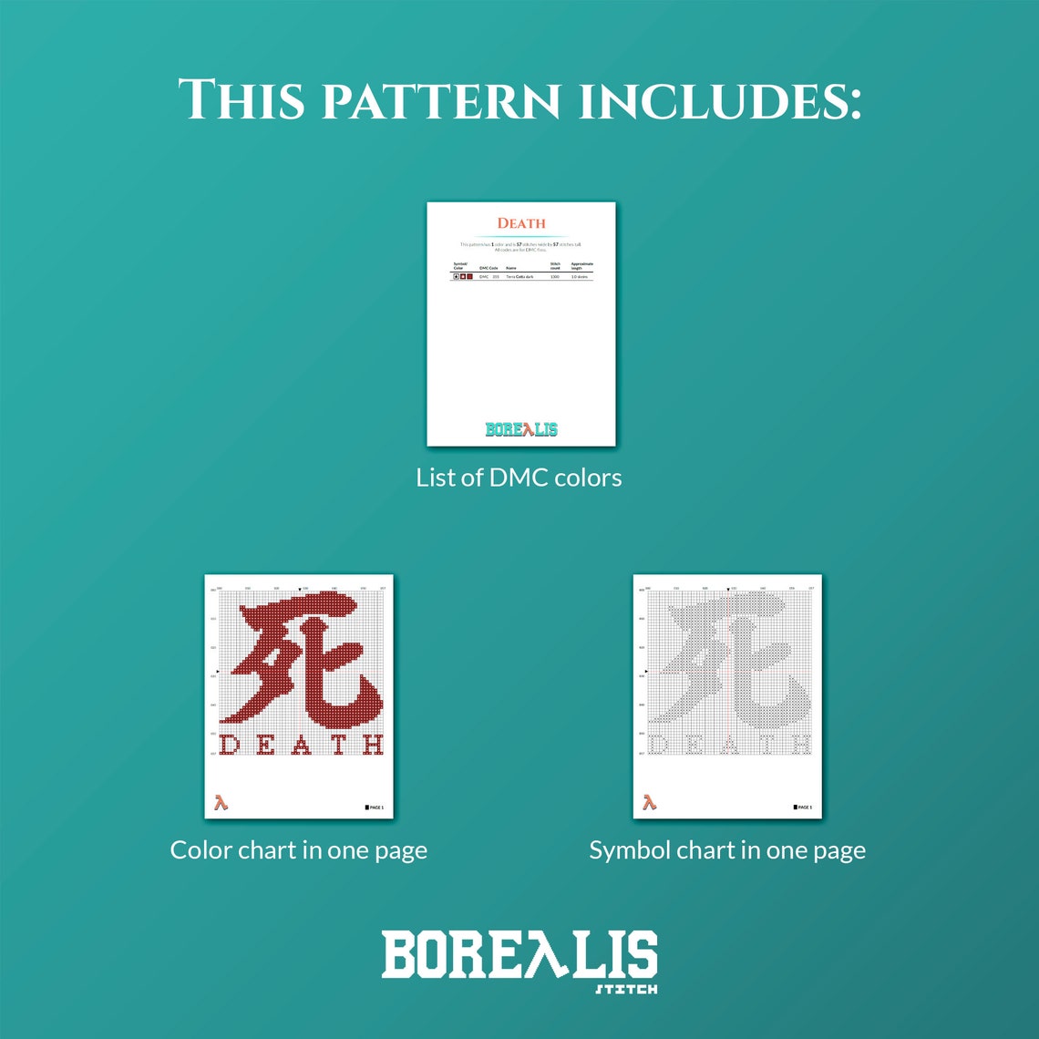 Sekiro - DEATH - Death Screen - Videogame - Cross Stitch Pattern ...