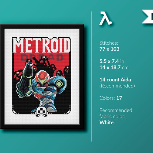 Metroid Cross Stitch Pattern Collection - Etsy