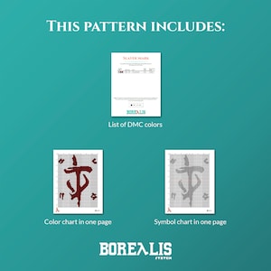 DOOM - Slayer Mark - Videogame - Cross Stitch Pattern (instant Download ...