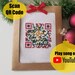 Last Christmas QR Code Cross Stitch Pattern Plays Wham Song | Etsy