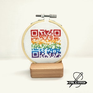 Custom QR Code Cross Stitch Pattern; Personalized Digital PDF Pattern ...
