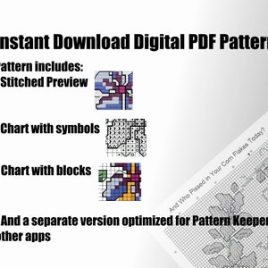Snarky Counted Cross Stitch Pattern Who Pissed in Your Corn Flakes ...