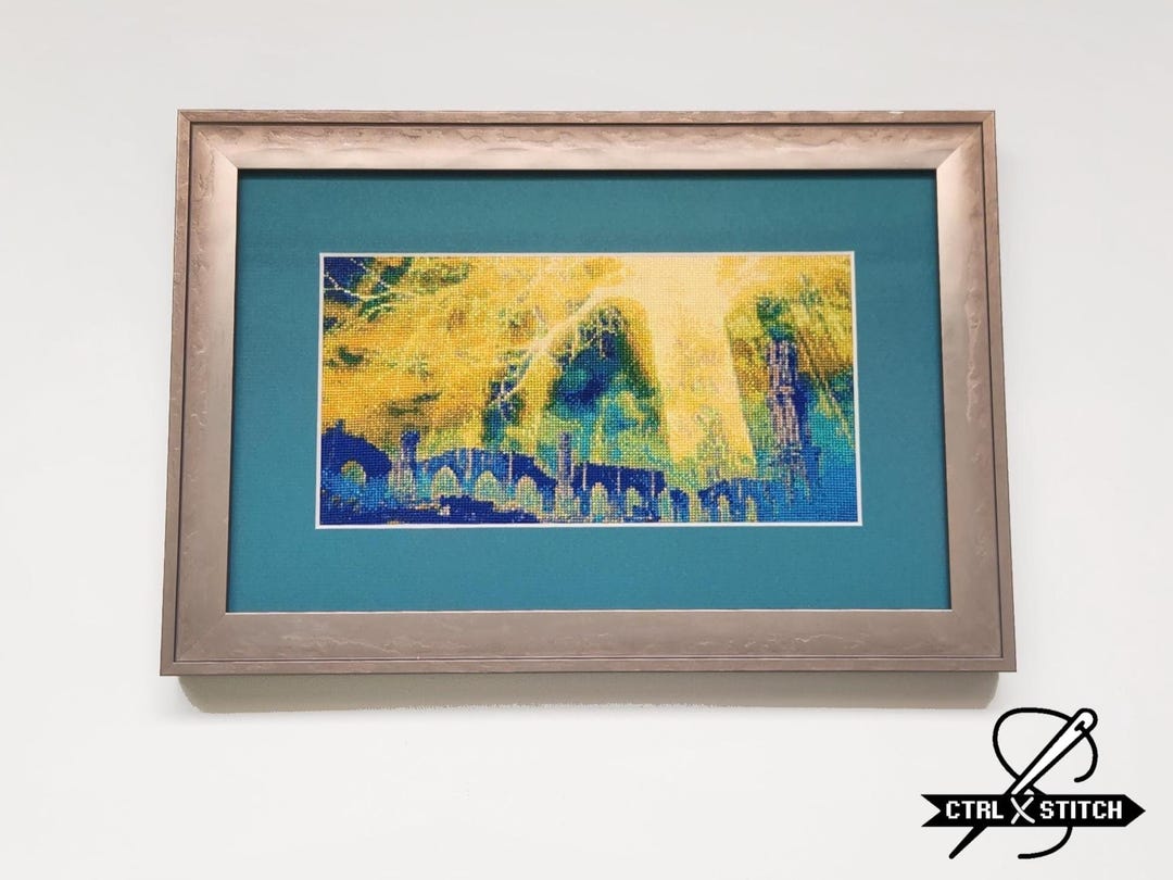 The Erd Tree Cross Stitch Pattern - Fantasy Elden Ring Inspired Full ...