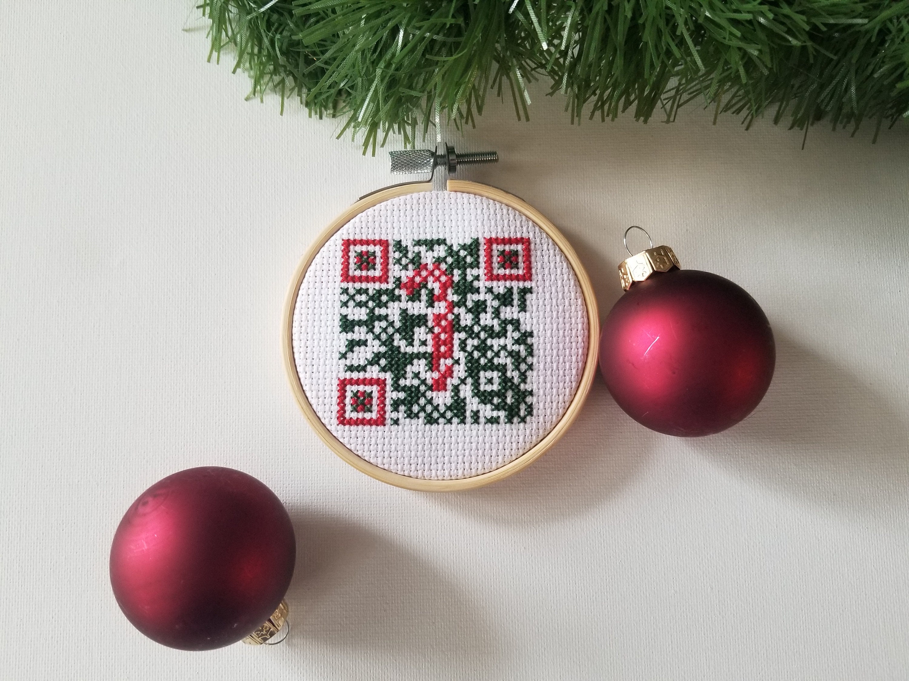 Mariah Carey Christmas Song QR Code Cross Stitch Pattern - Etsy