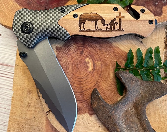 Cowboy Cross Knife - Etsy