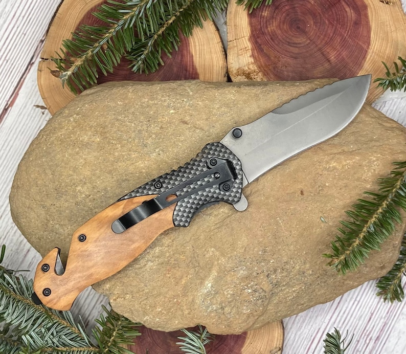 Bigfoot Footprint With Trees Knife | Etsy