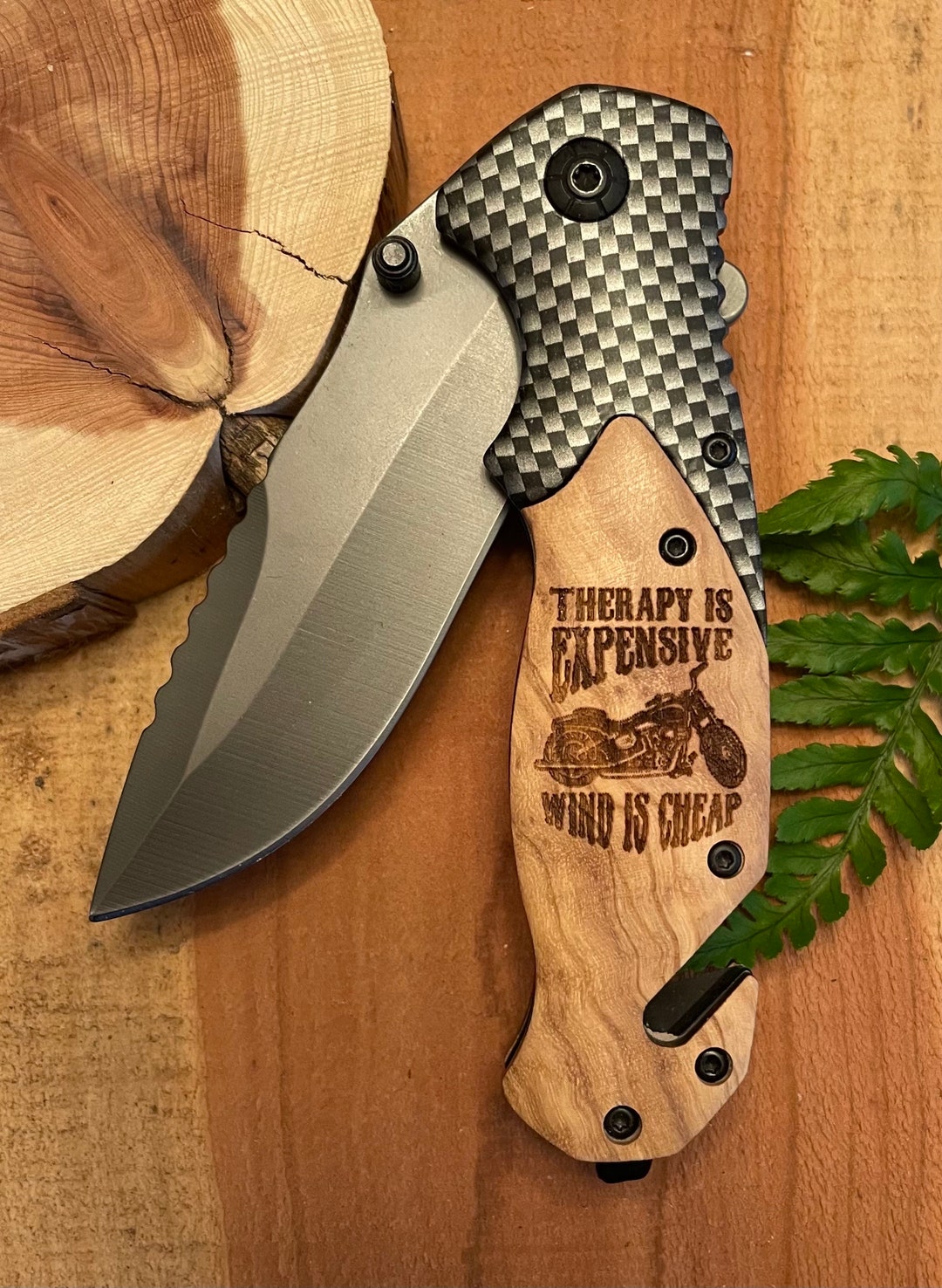 Motorcycle Therapy Knife - Etsy