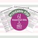 61 Essential Oils & INCI Names Chart (printable PDF) - Etsy