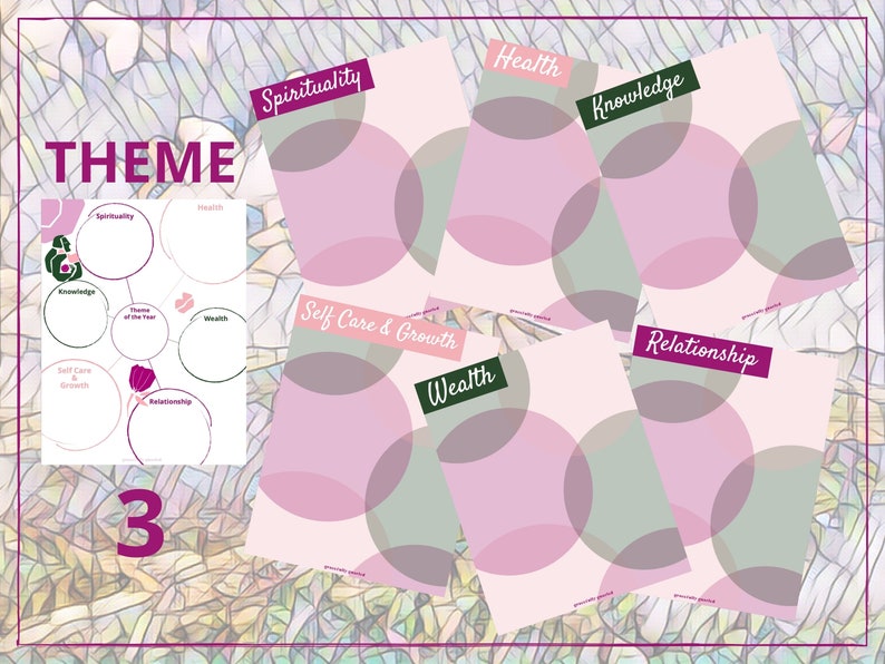 Printable Vision Board + Kit (with Quotes, Affirmations & Words) - Etsy