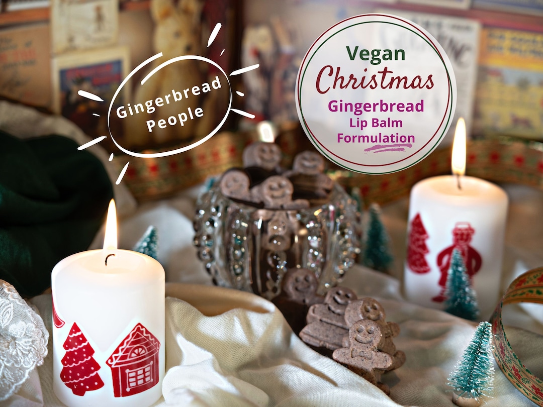 Vegan Christmas Gingerbread Lip Balm Formulation Recipe (A Super ...