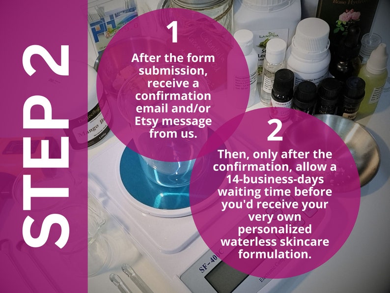 Personalized Custom Waterless Skincare Formulation PDF - Etsy