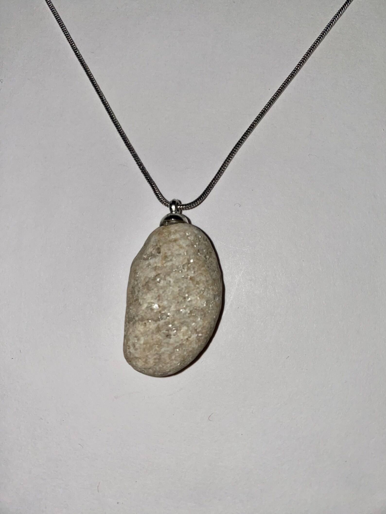 Raw Milky Quartz/pyrite Beach Rock/stone Boho Necklaces - Etsy
