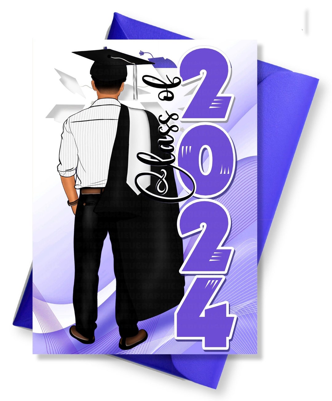 Graduation Cards for Him, Diverse Gifts for Black Men, African American ...