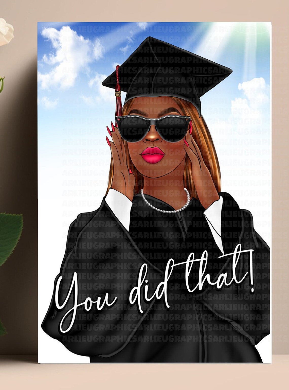 Graduation Cards for African American Women, Greeting Cards for Black ...