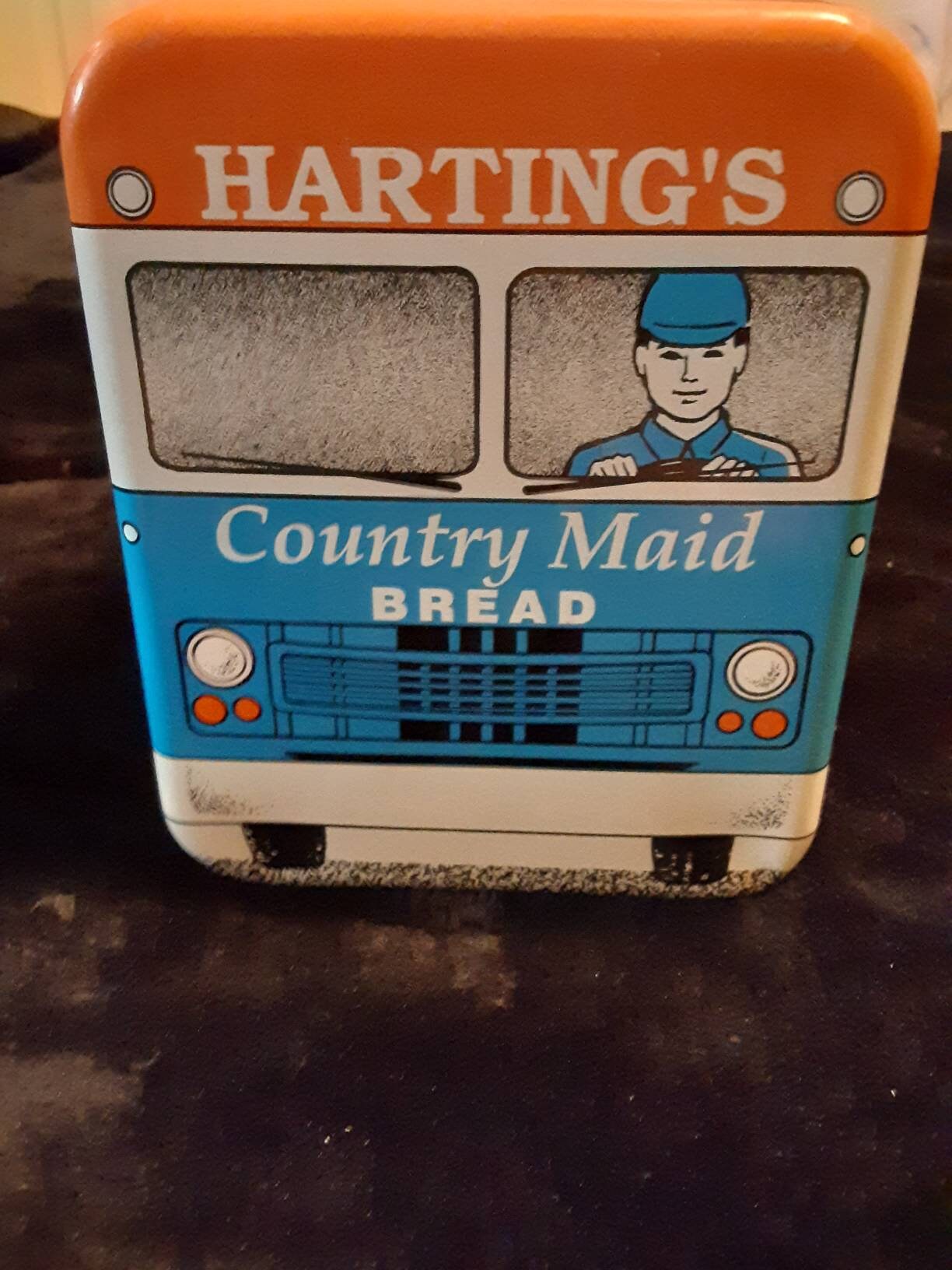 Vintage Tin Bread Box Delivery Van Harting's Bakery Bowmansville PA - Etsy