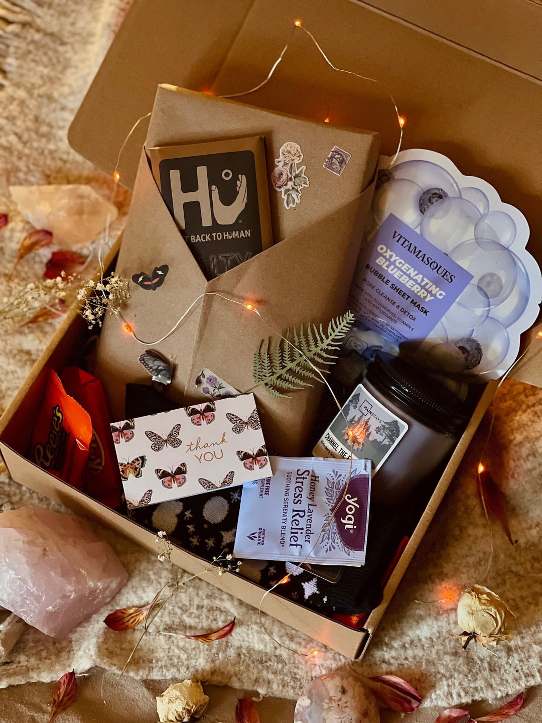 Blind Date With a Book Curated Gift Box, Mystery Book, Book Cozy Night ...