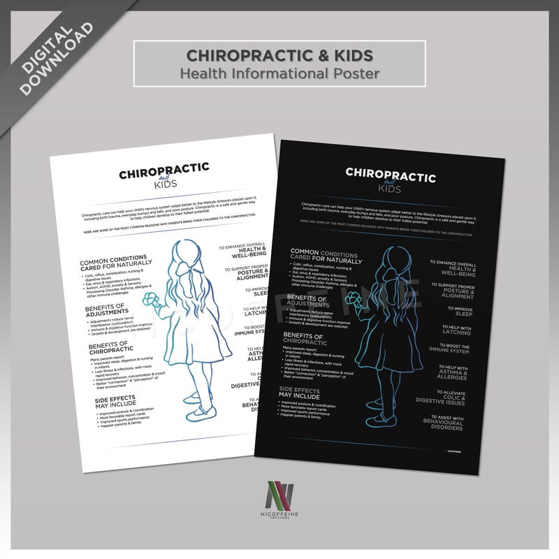 Chiropractic Poster - Etsy