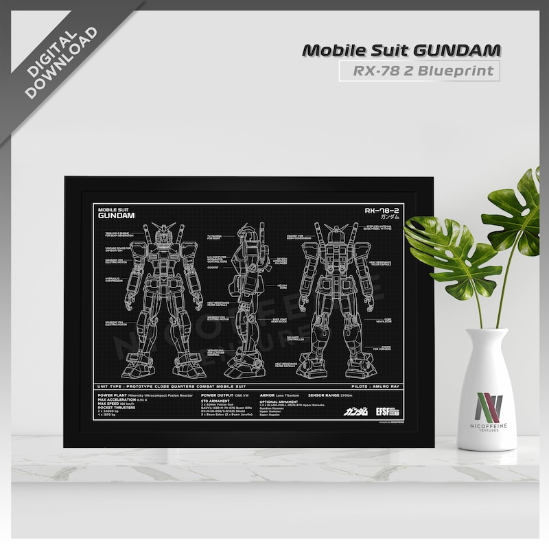 Mecha Style Poster - Etsy